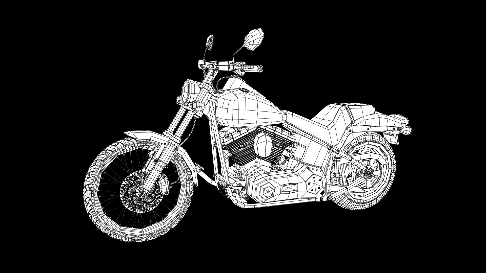 3D Harley Davidson Night Train Model - TurboSquid 1618590
