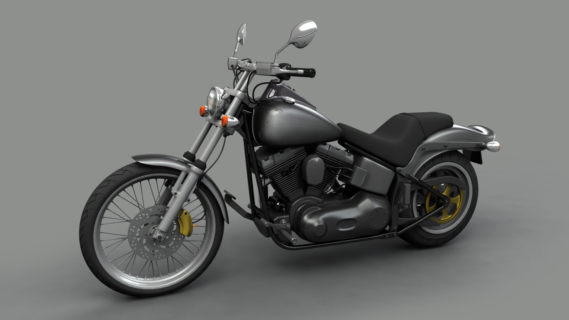 3D Harley Davidson Night Train Model - TurboSquid 1618590