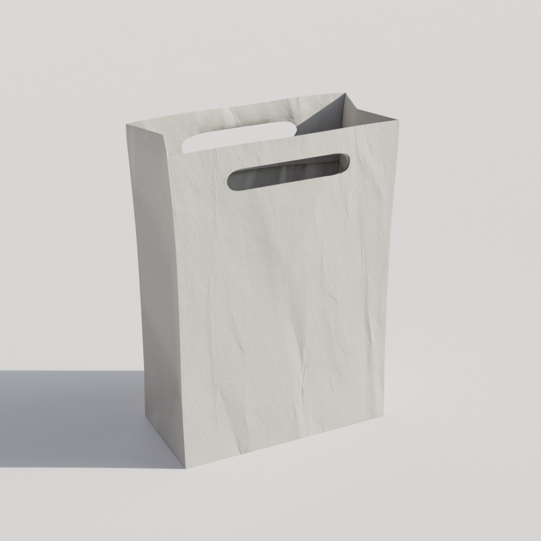 3D model paper bag - TurboSquid 1518205