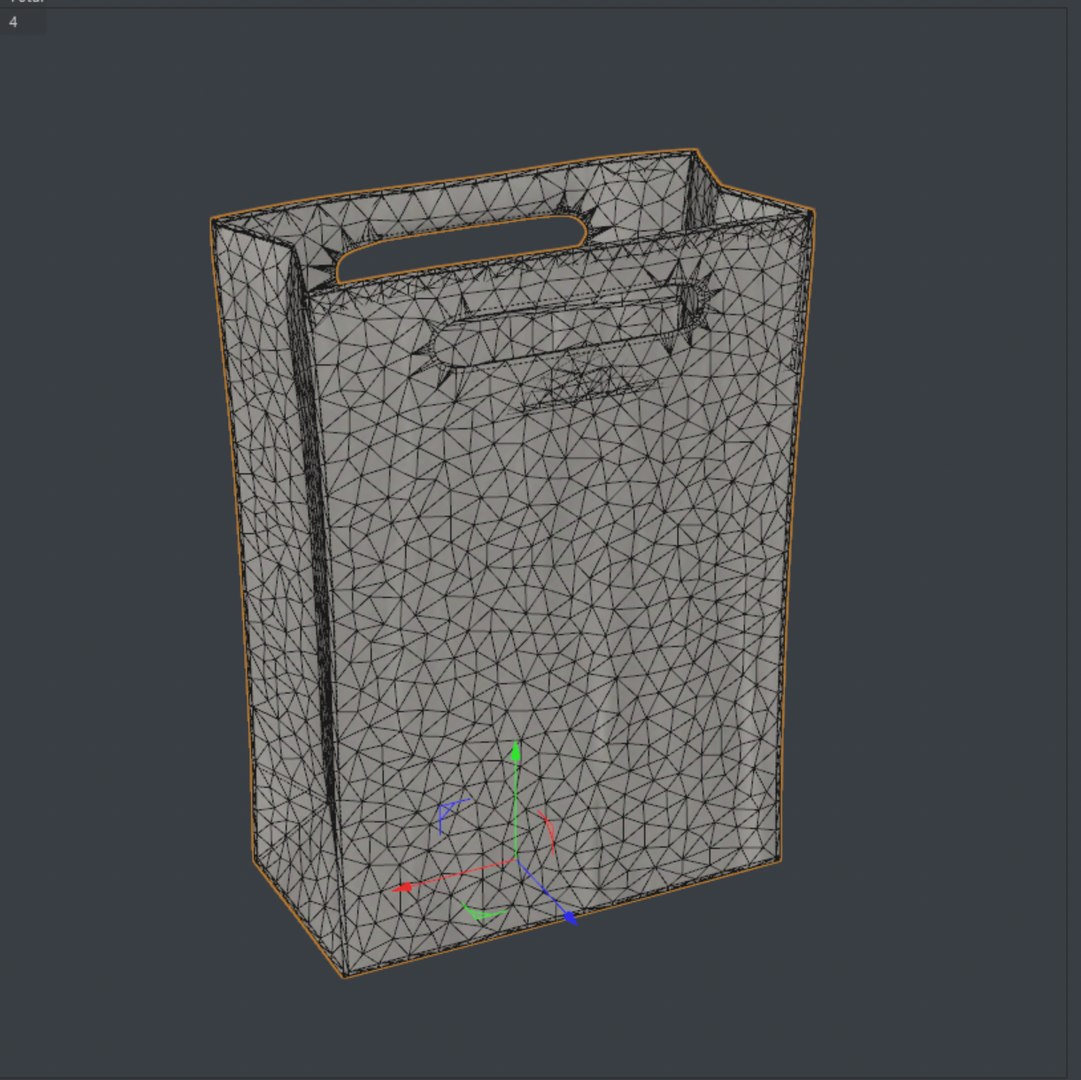 3D model paper bag - TurboSquid 1518205