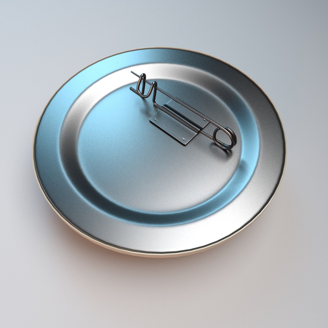 brooch template 3d c4d