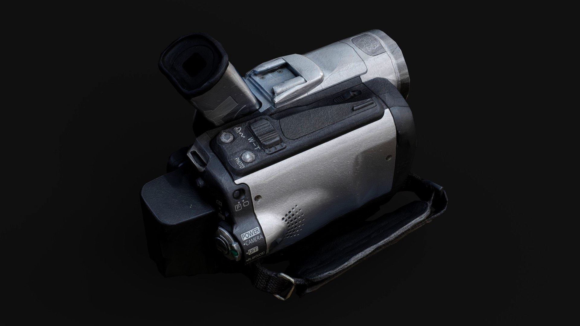 VHS Camera Recorder 2005y Model PBR Photogrammetry 3D - TurboSquid 2427874