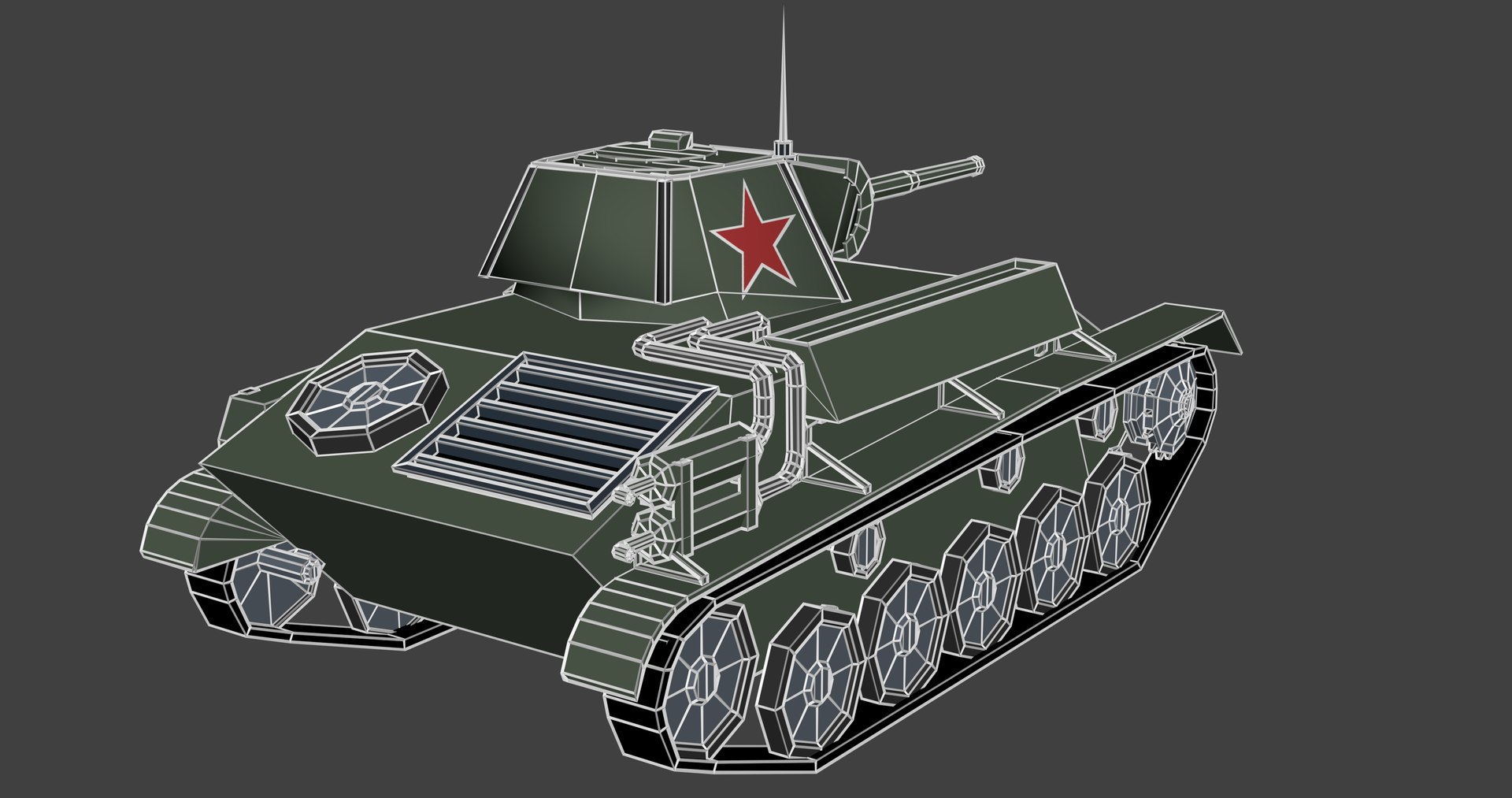 Isometric Tank Ussr 3D - TurboSquid 1447876