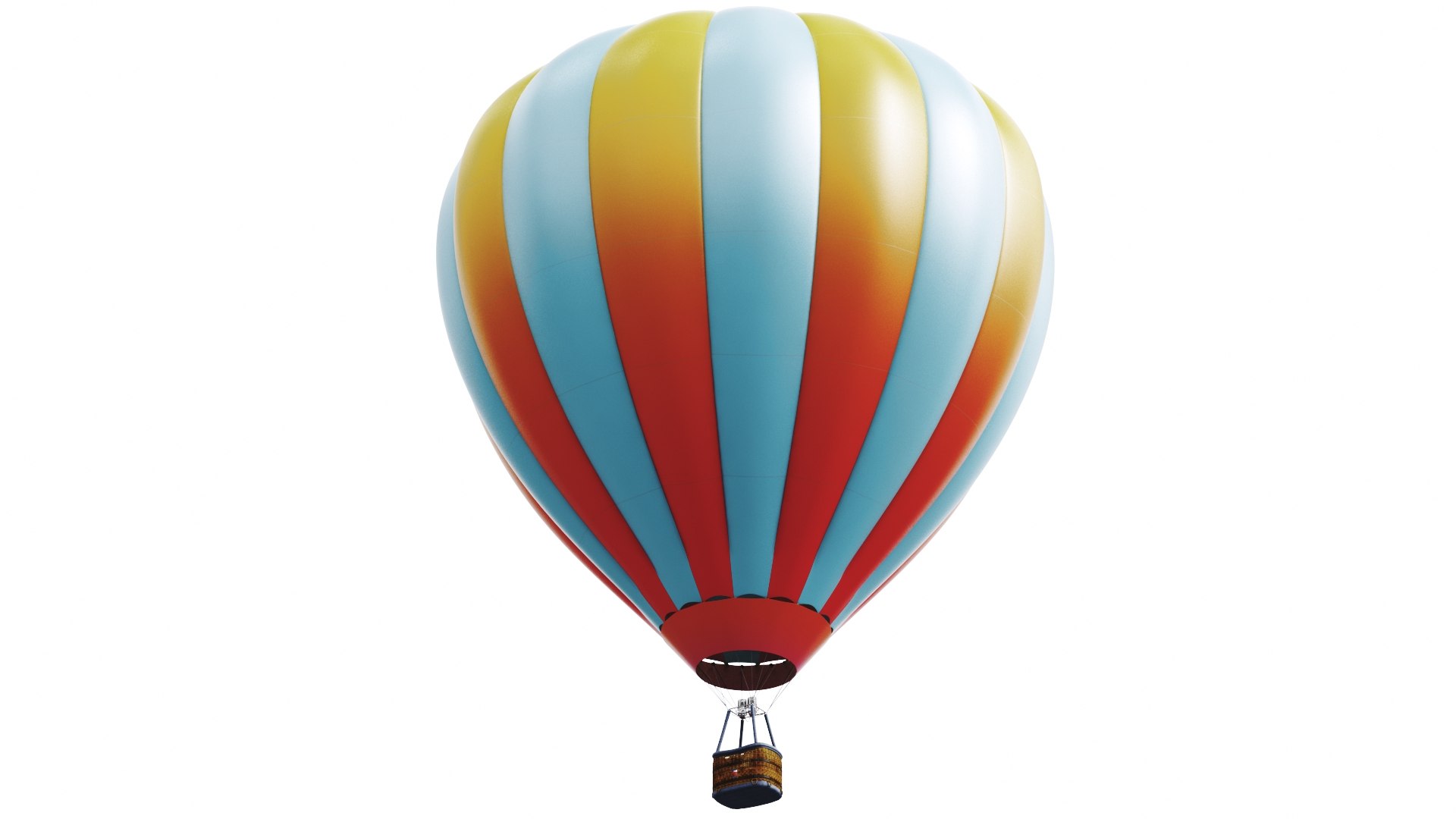 3D Hot Air Balloon Model - TurboSquid 1744658