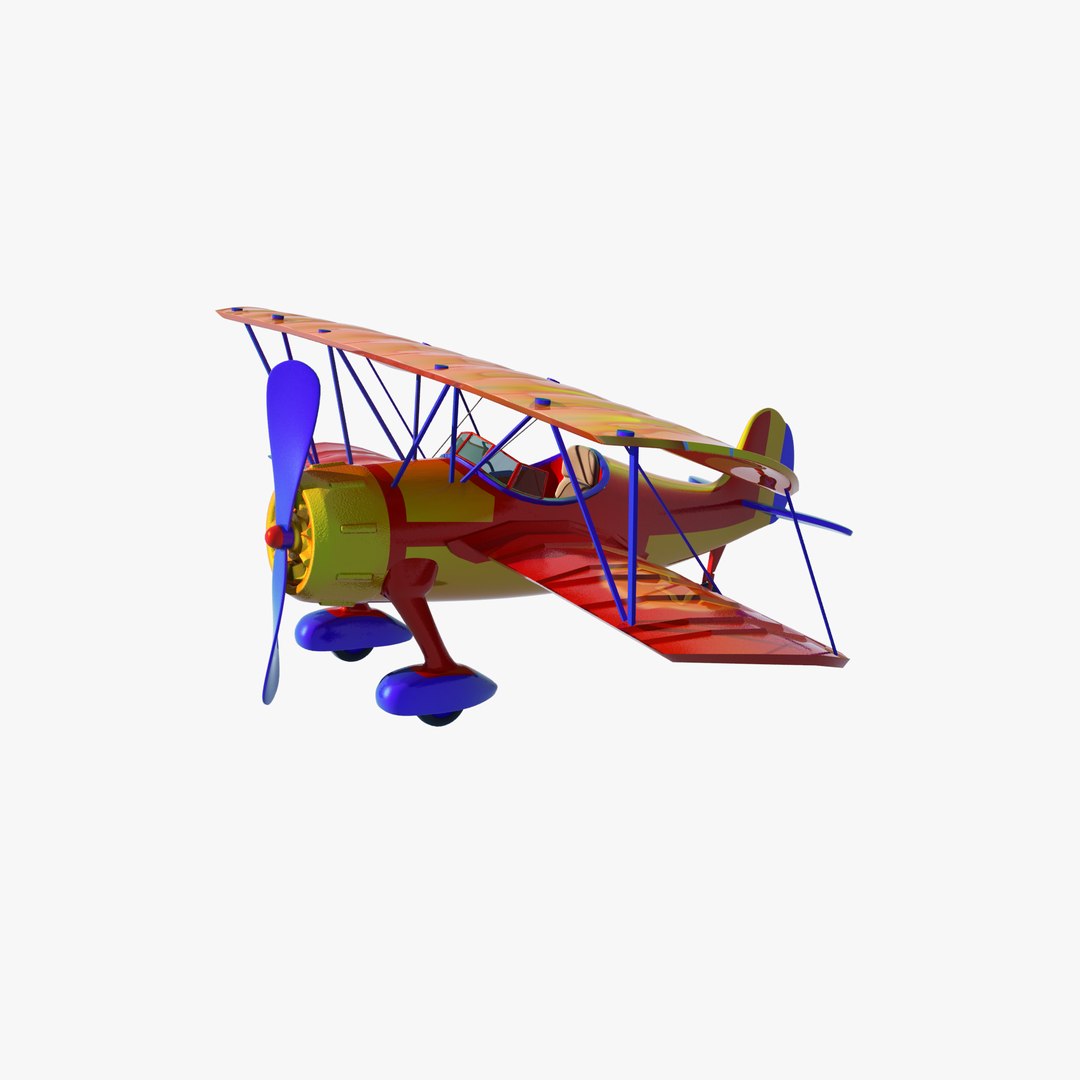 Plane Cartoon 3d Max