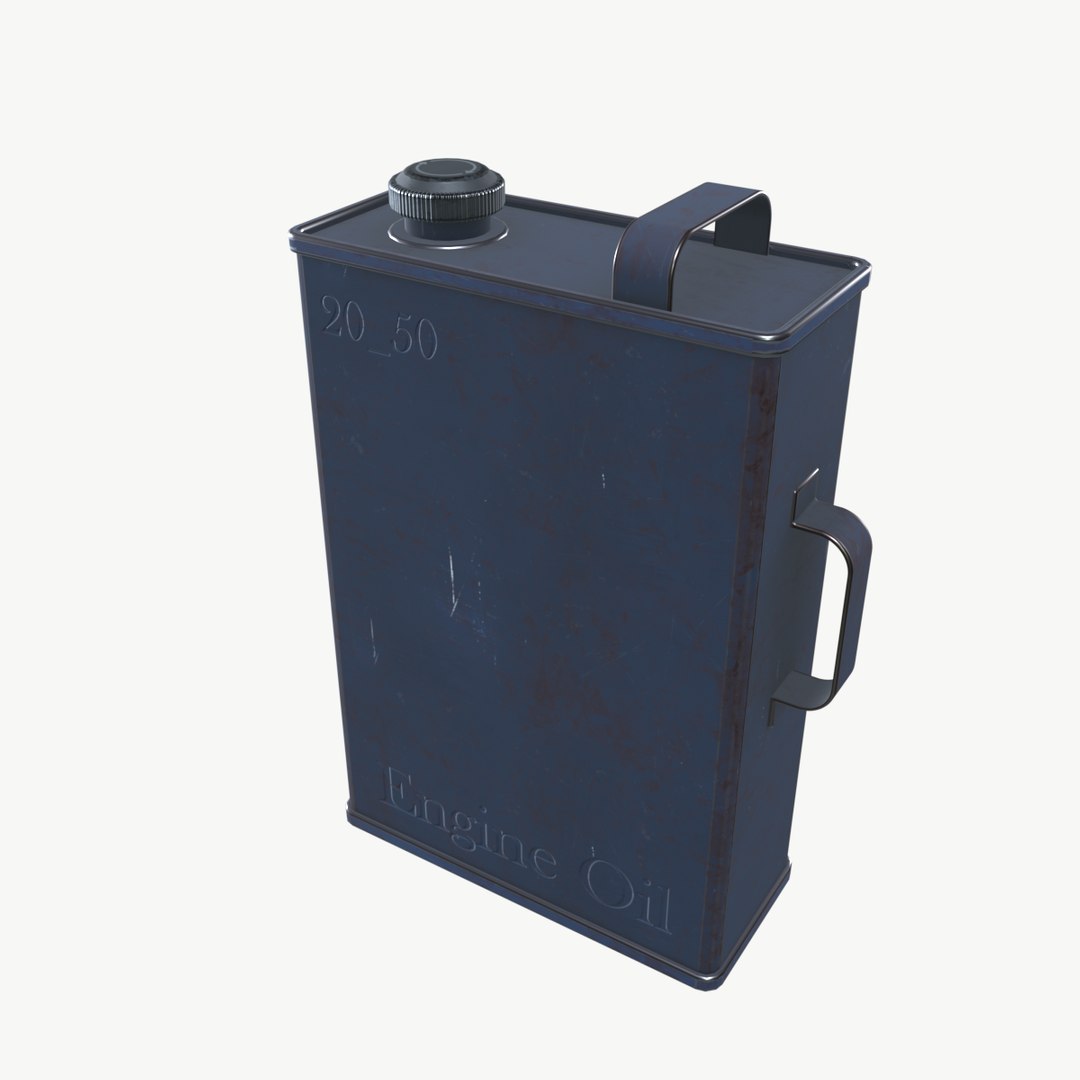 Engine Oil Can 3D Model - TurboSquid 2416027