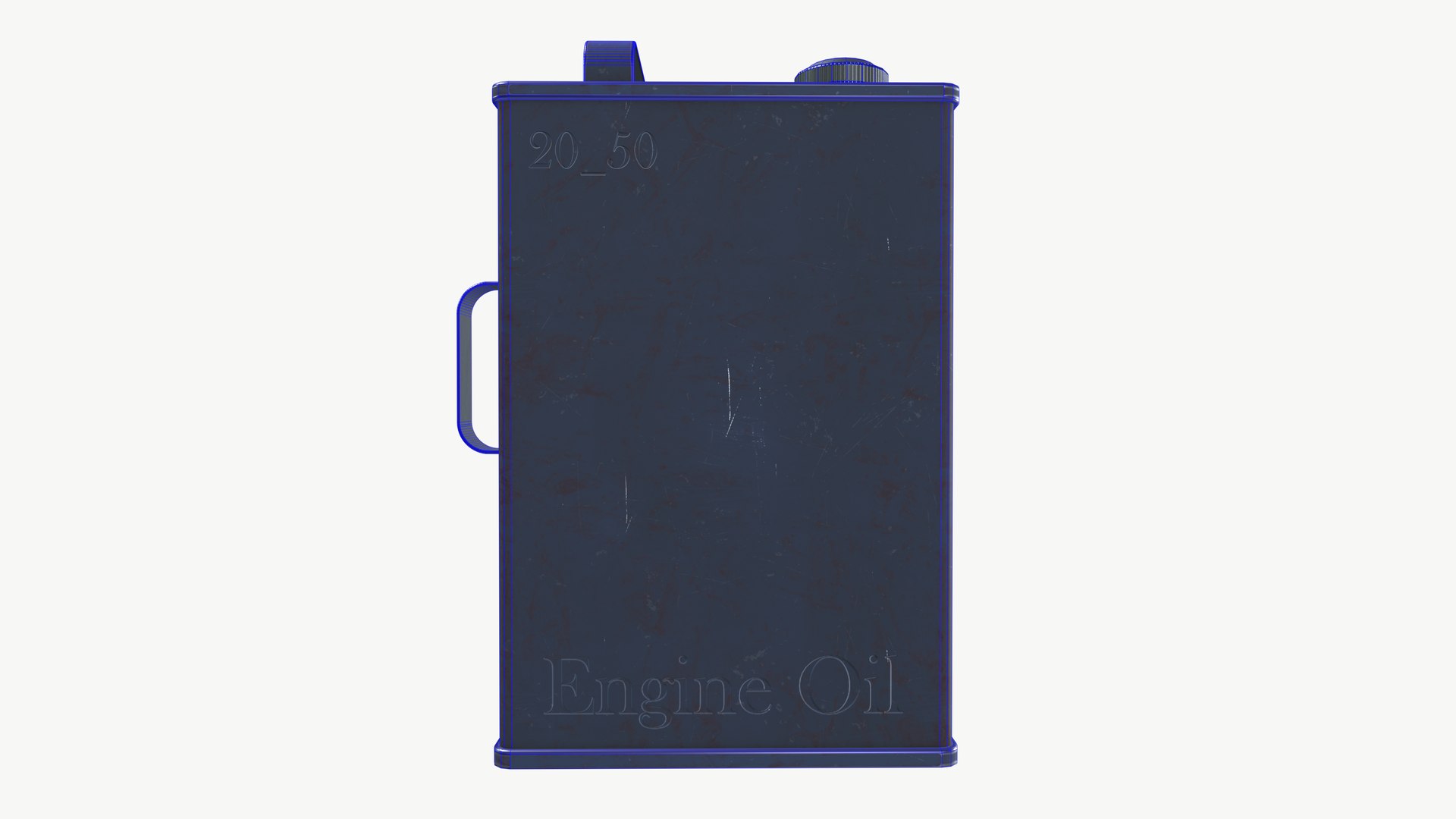 Engine Oil Can 3D Model - TurboSquid 2416027