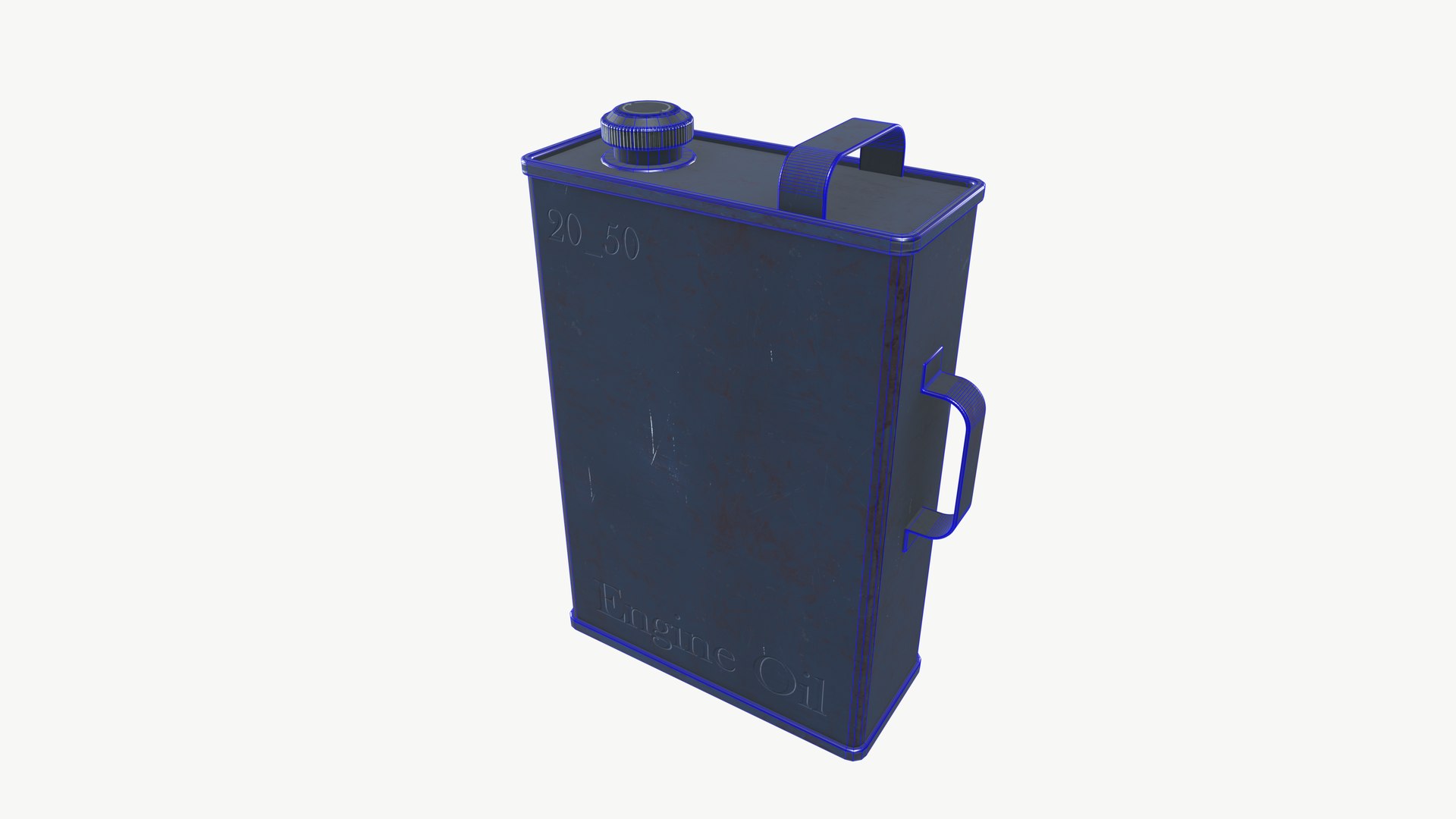 Engine Oil Can 3D Model - TurboSquid 2416027