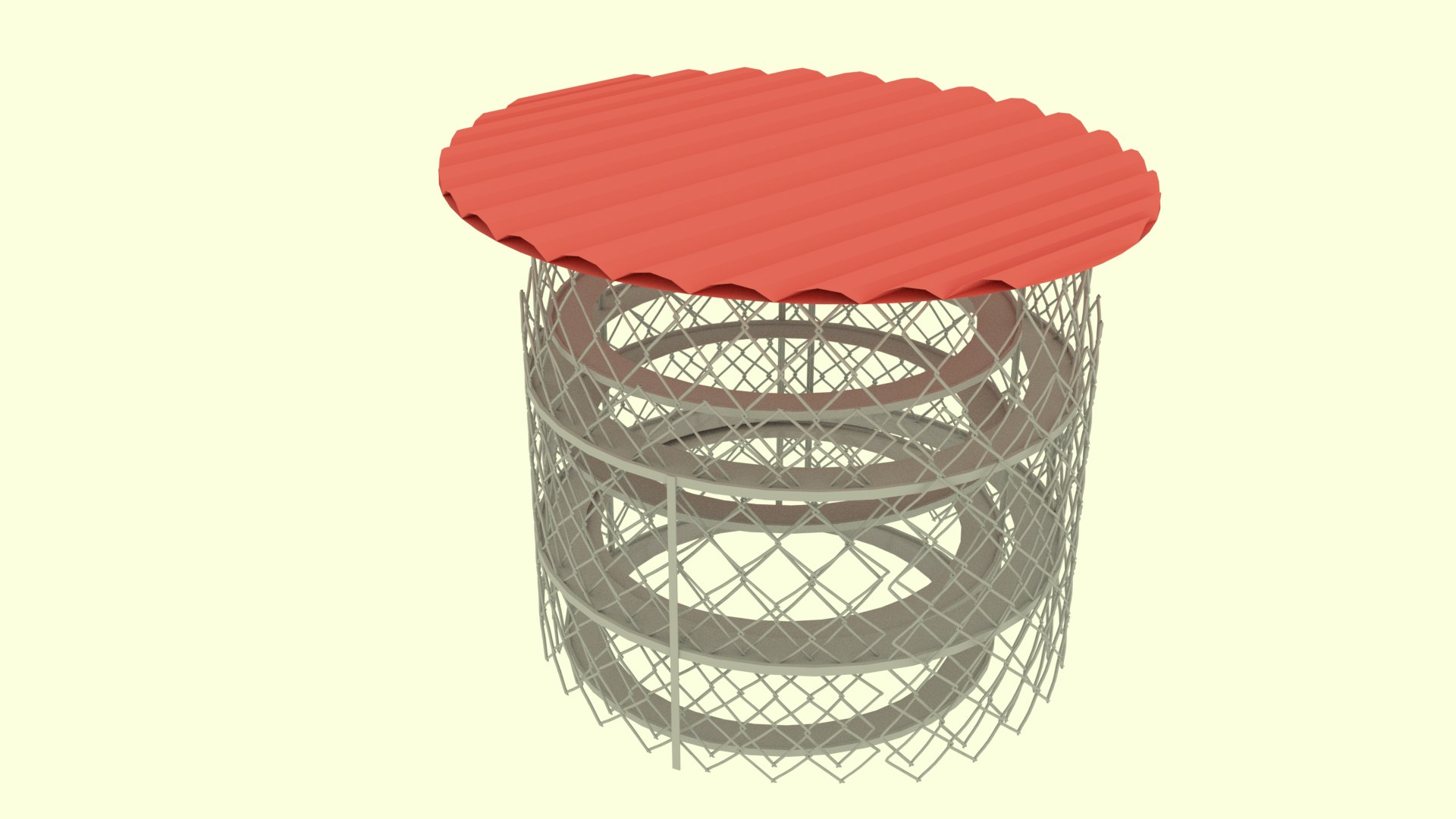 3d circular fence