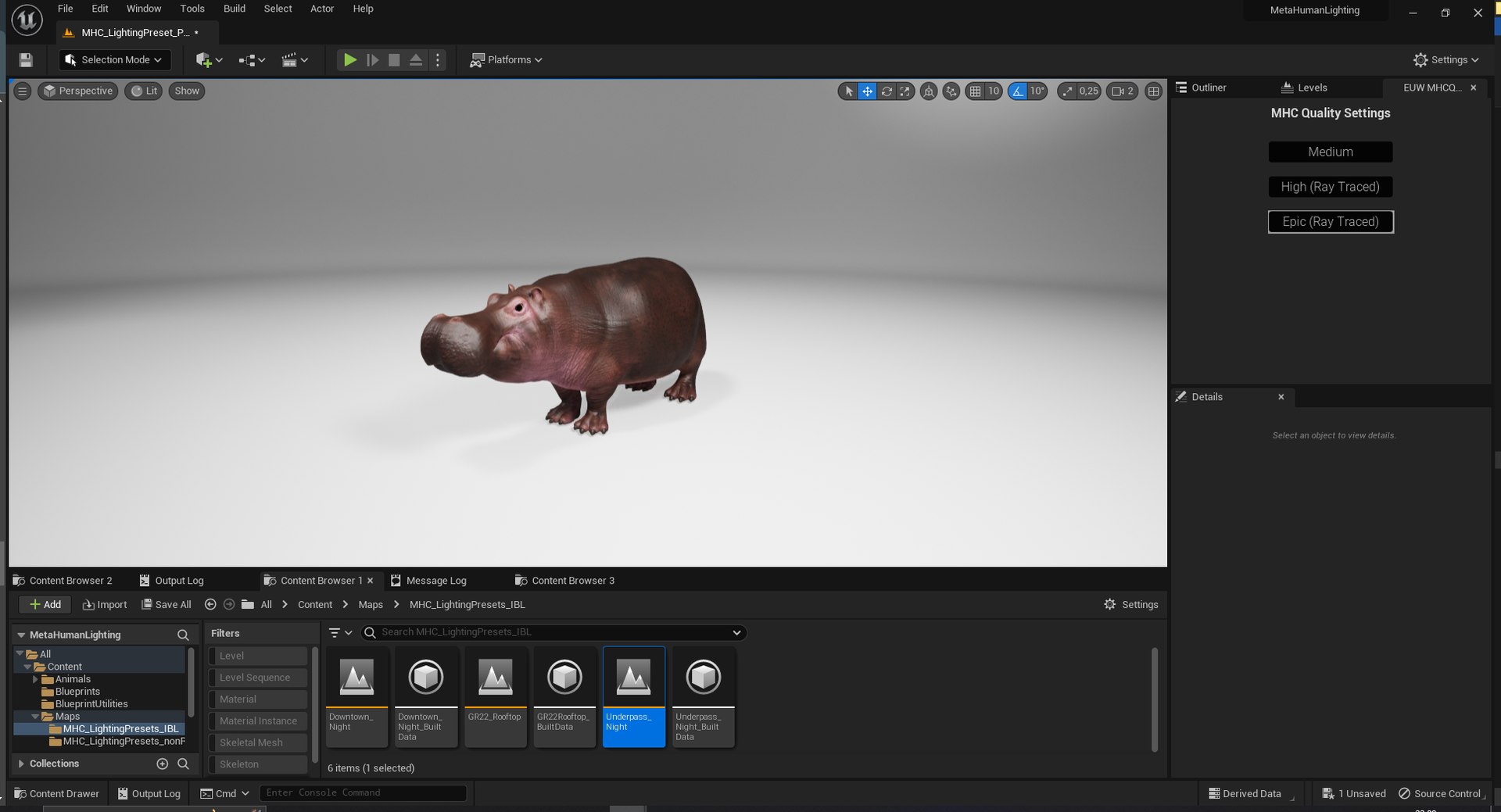 3D Model River Behemoth 3D Hippo Realistic Hippopotamus Low-poly 3D ...