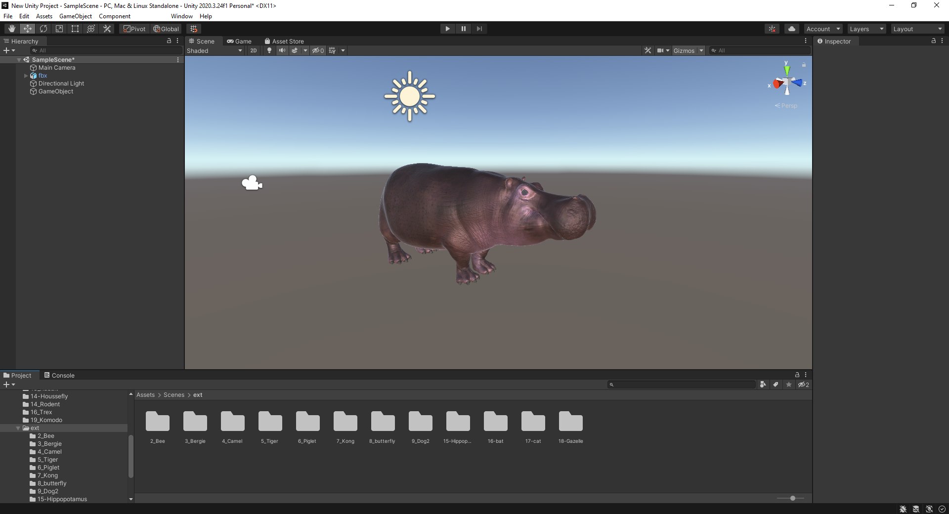 3D Model River Behemoth 3D Hippo Realistic Hippopotamus Low-poly 3D ...