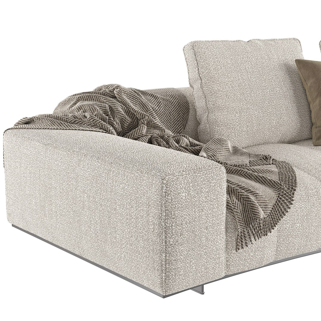 Goodman Rainbow Angled Sofa 3D Model - TurboSquid 2141917