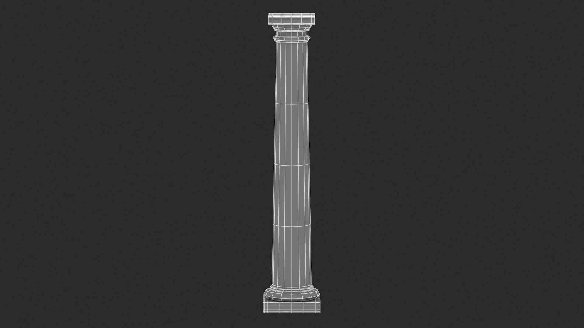 Tuscan Column Model - TurboSquid 2020803