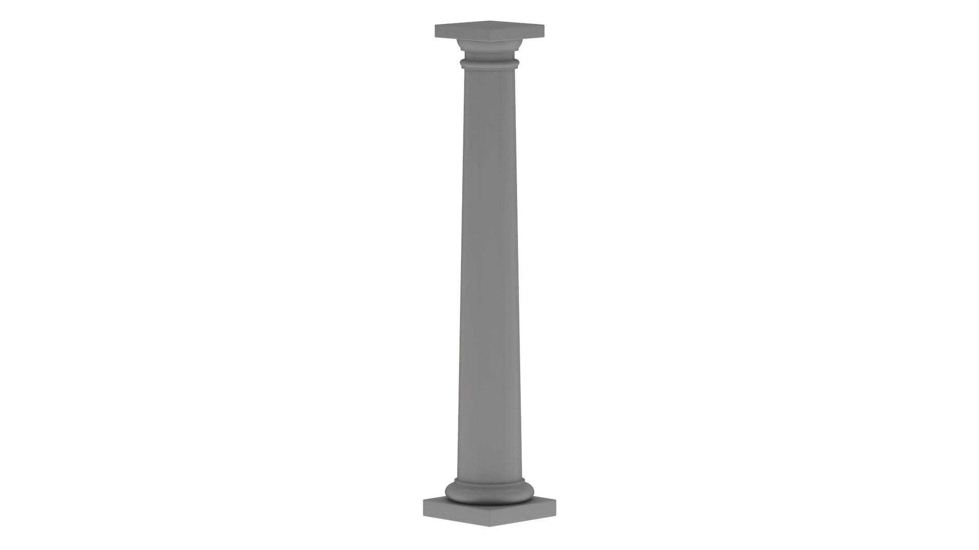 Tuscan Column Model - TurboSquid 2020803