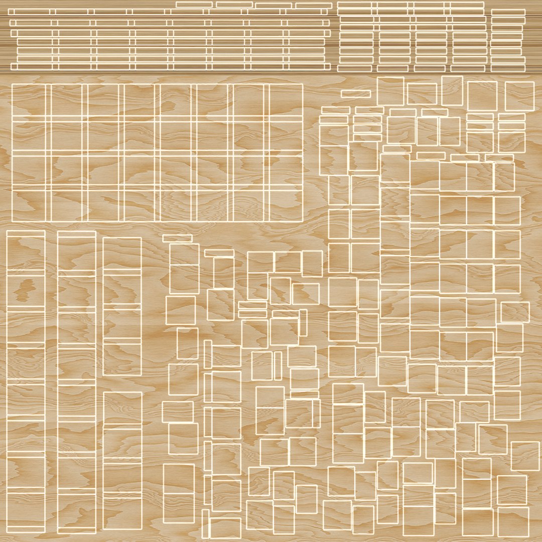 Small Schroeder Diffuser Model - TurboSquid 2250654