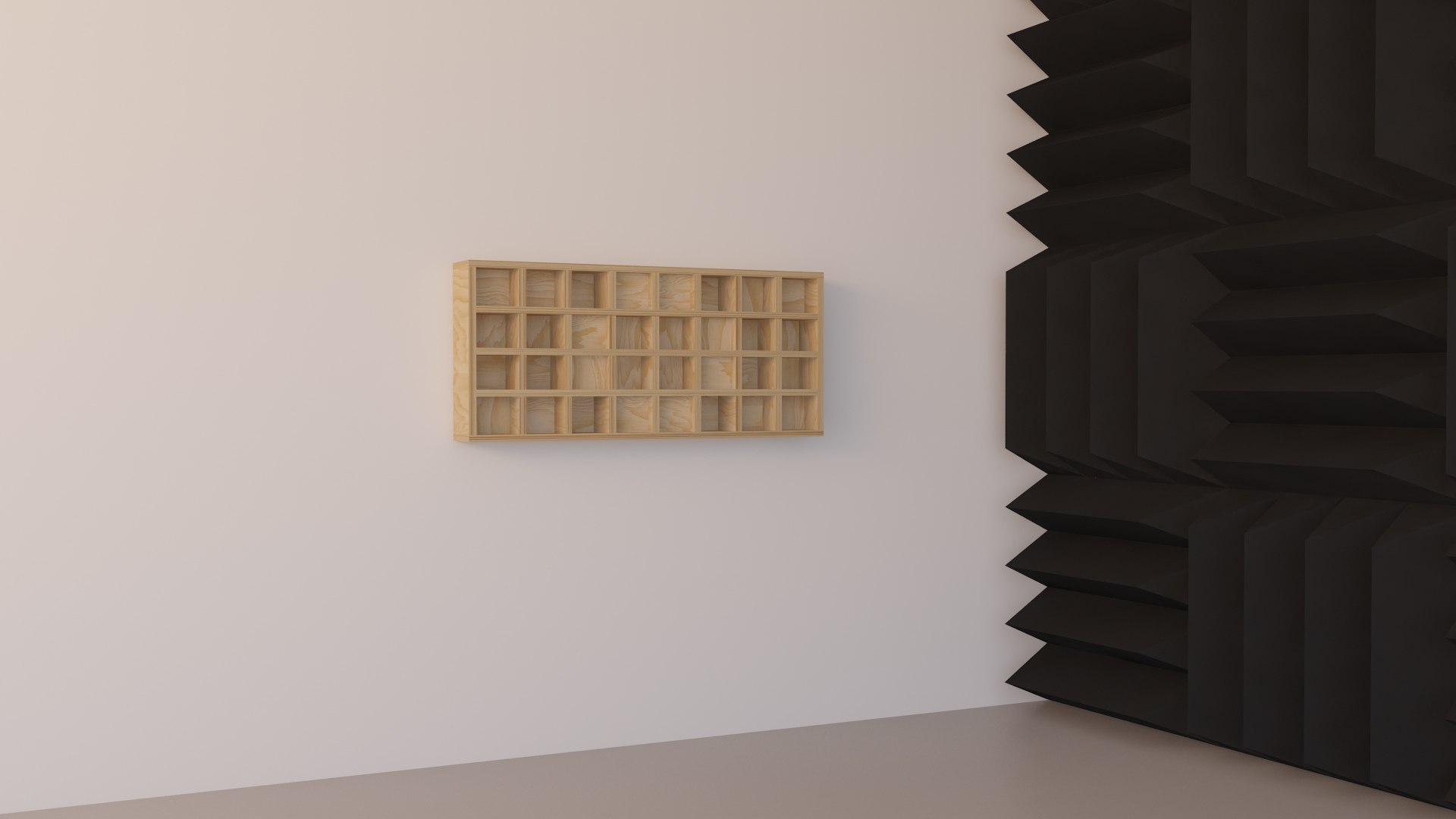 Small Schroeder Diffuser Model - TurboSquid 2250654