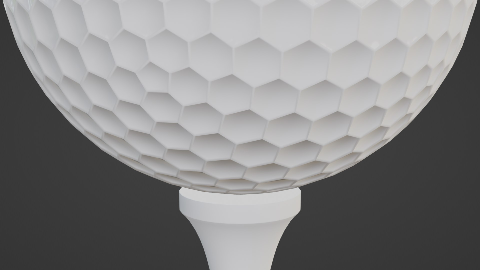 Golf Ball and Tee 3D model - TurboSquid 2085590