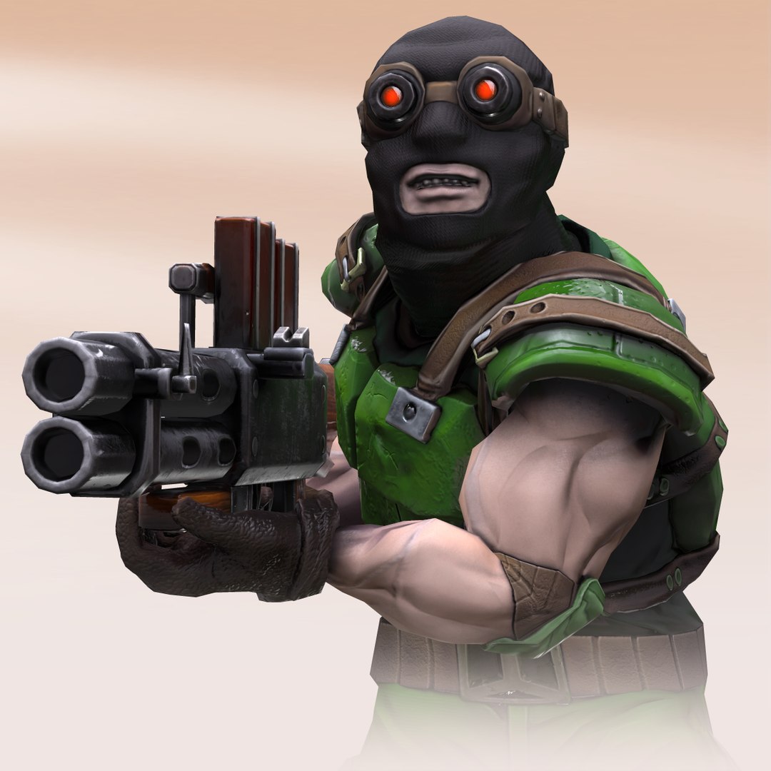 3D Animation Machine Gun Model - TurboSquid 1330761