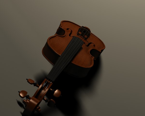 3d violin model