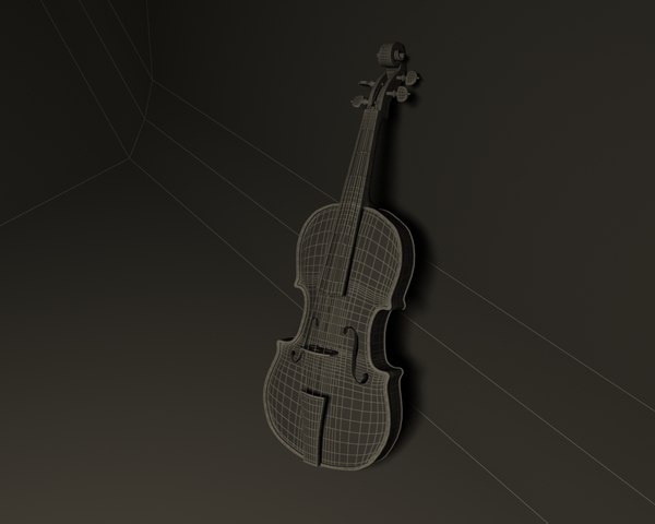 3d violin model