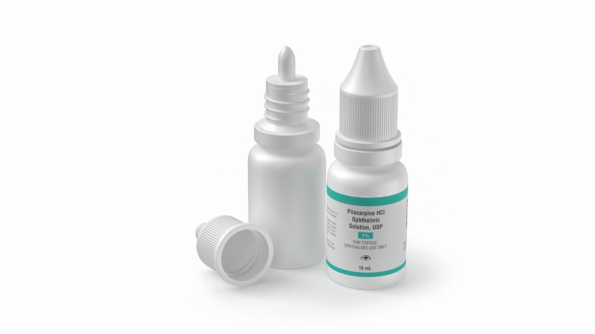 3D Medical Dropper Bottle Set model - TurboSquid 2169099