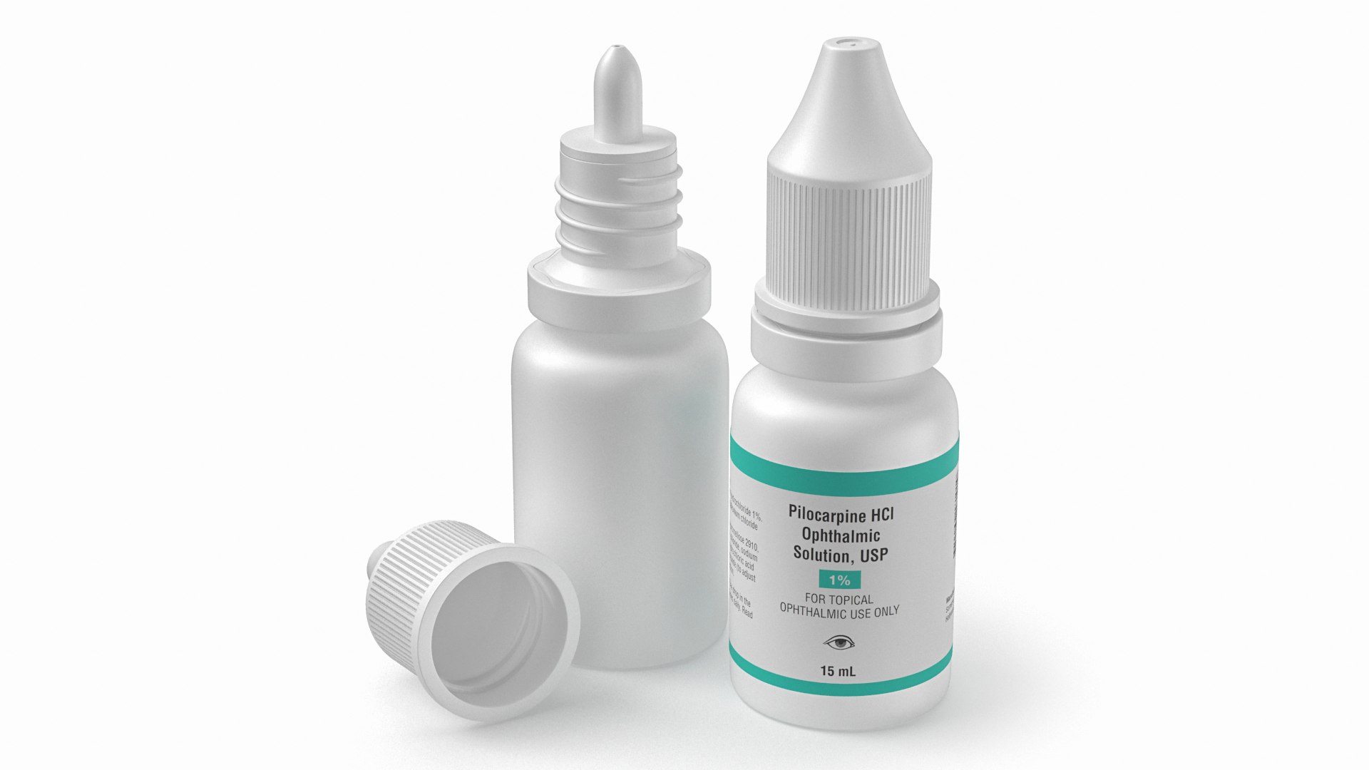 3D Medical Dropper Bottle Set model - TurboSquid 2169099