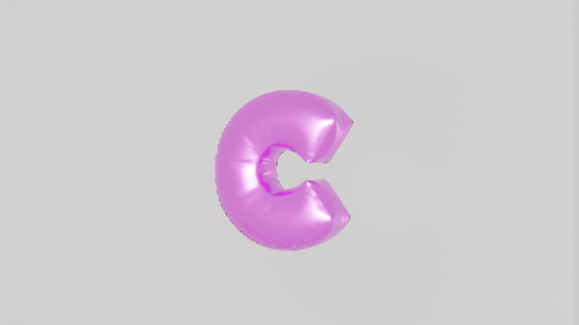 Alphabet C Balloon 3D 3D - TurboSquid 1821550