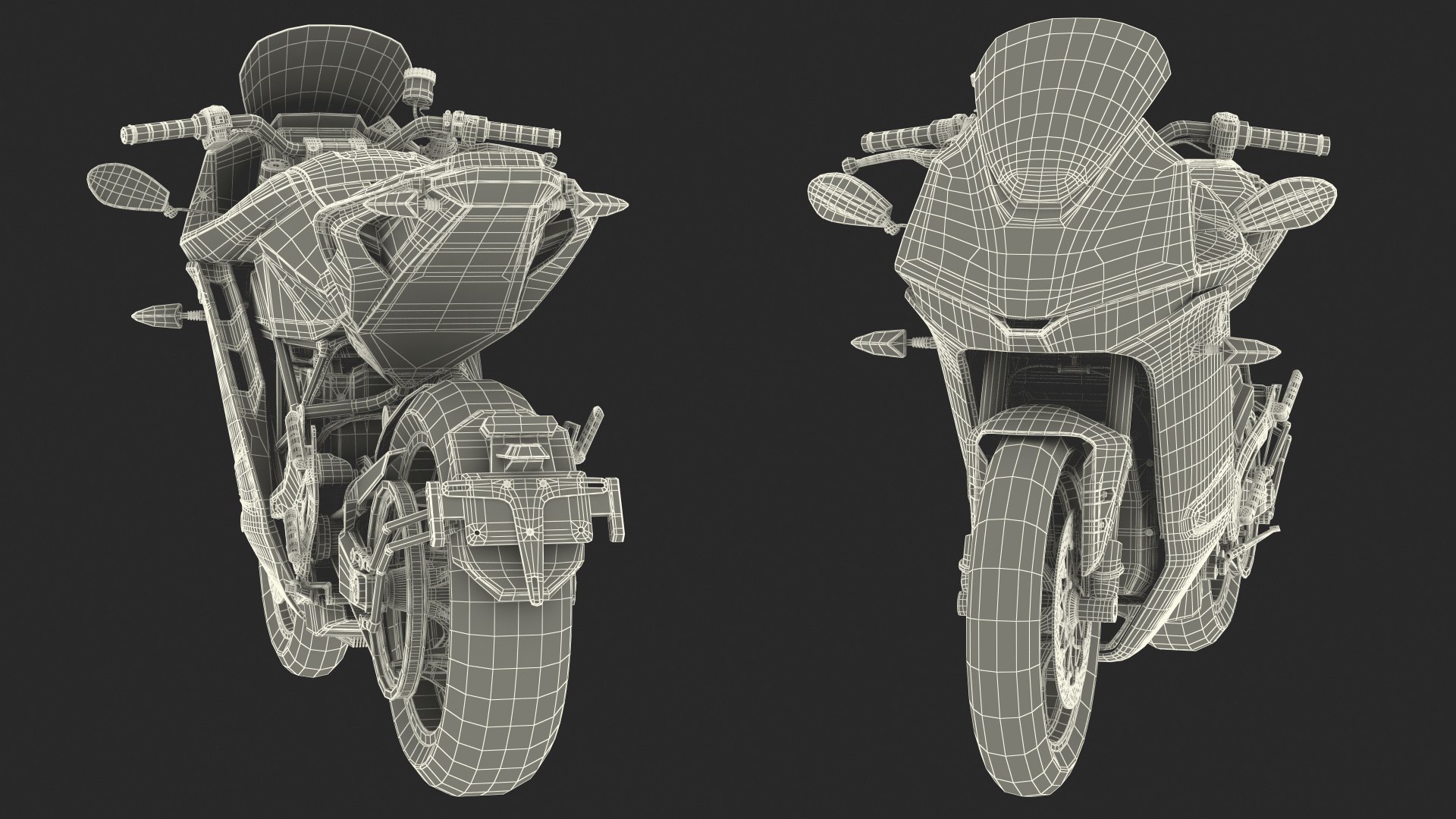 Sport motorcycle rigged electric 3D - TurboSquid 1706873