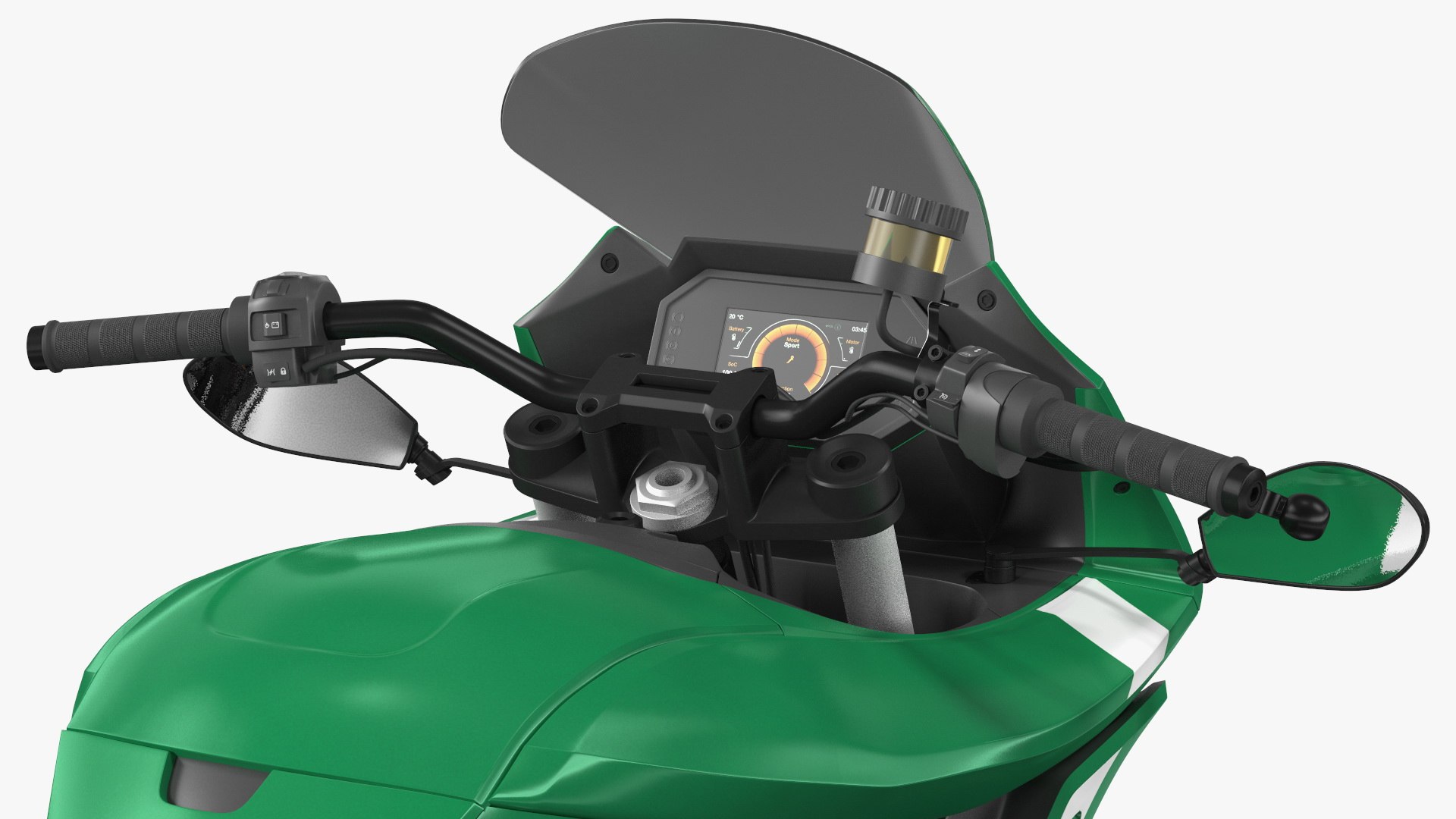Sport motorcycle rigged electric 3D - TurboSquid 1706873