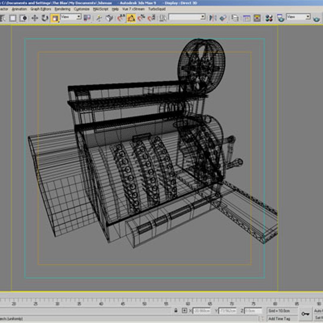 National Cash Register 3d Model