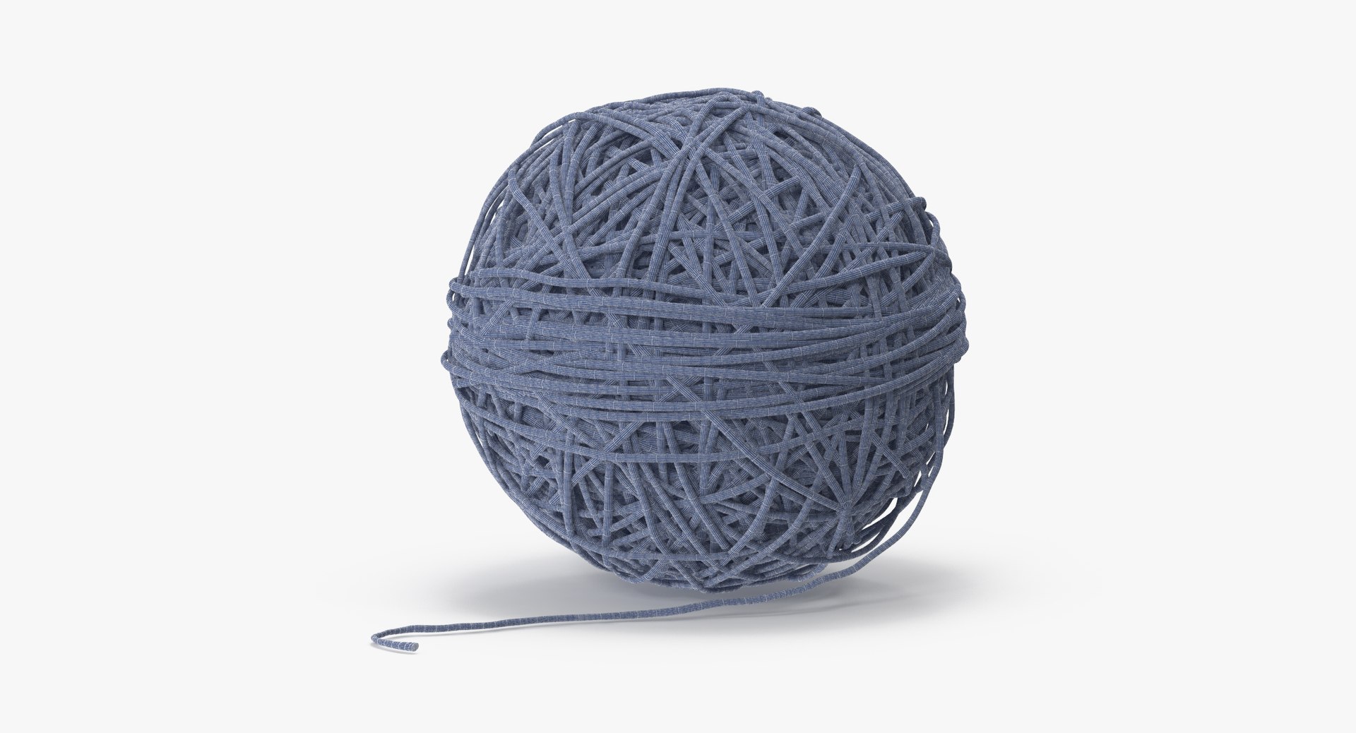 3d Model Red Ball Yarn