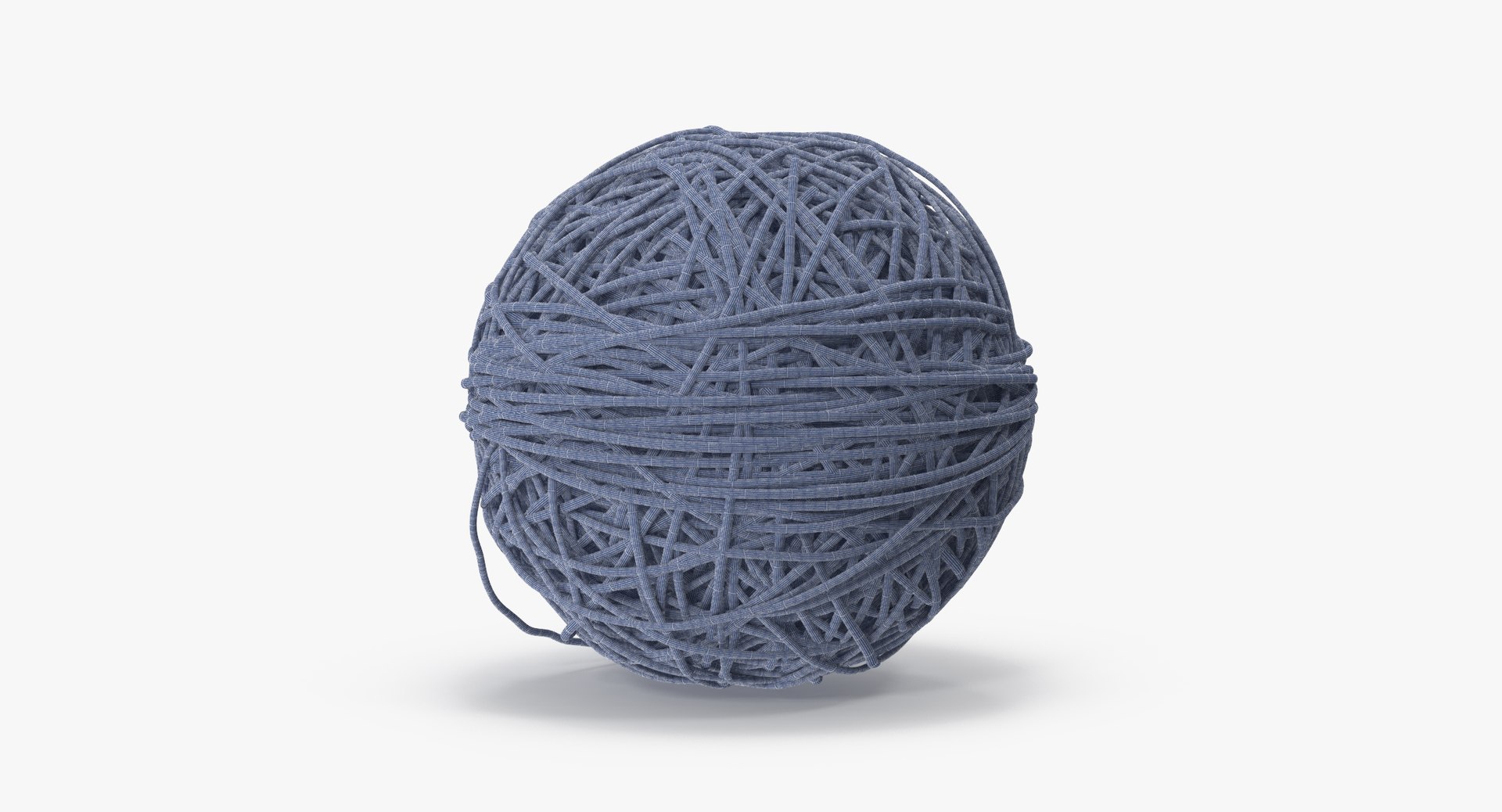 3d Model Red Ball Yarn