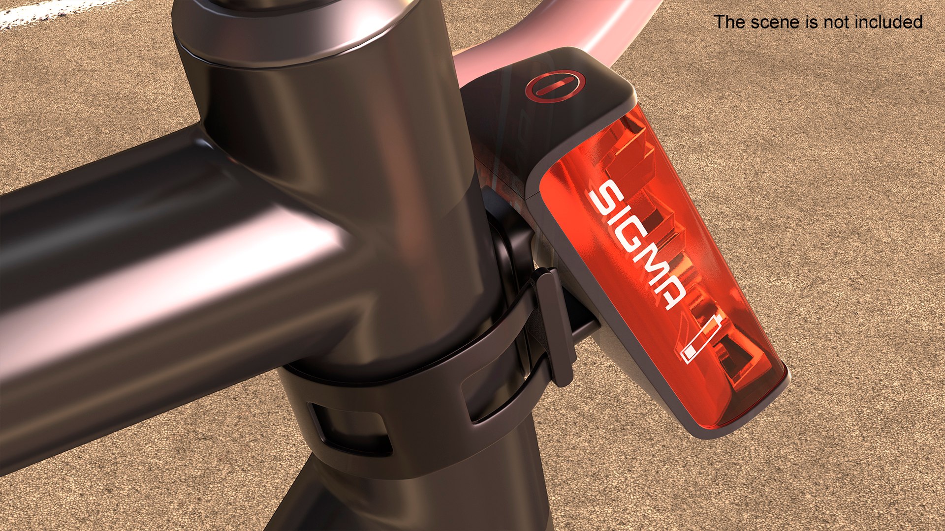 3D Model Sigma Blaze USB Bicycle Rear Light - TurboSquid 2139216