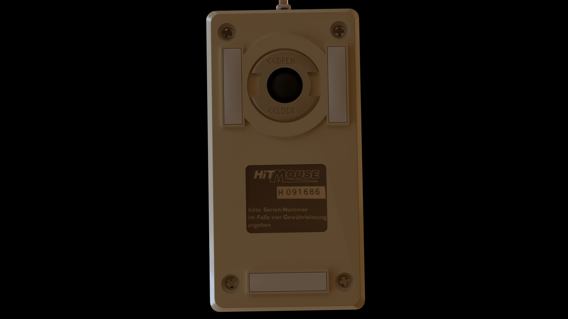 3D Model Vintage Old Pc Mouse - TurboSquid 1541458