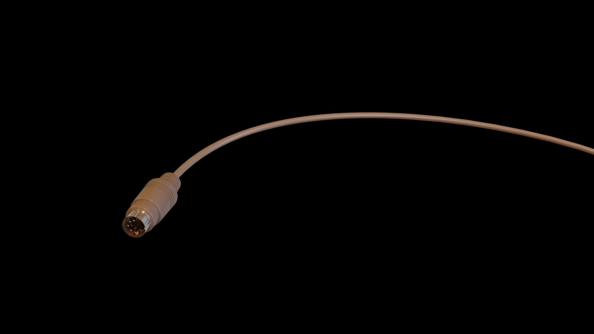 3D Model Vintage Old Pc Mouse - TurboSquid 1541458