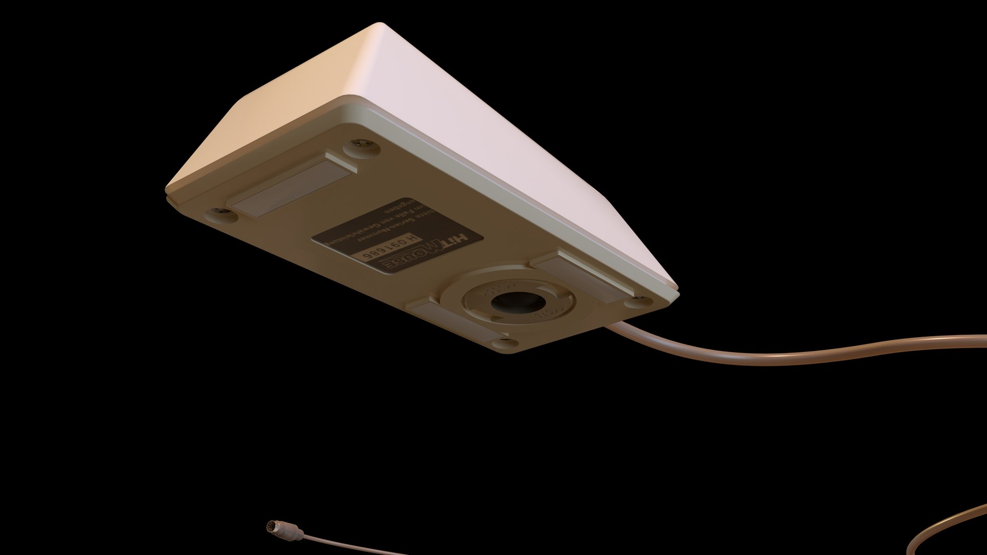 3D Model Vintage Old Pc Mouse - TurboSquid 1541458