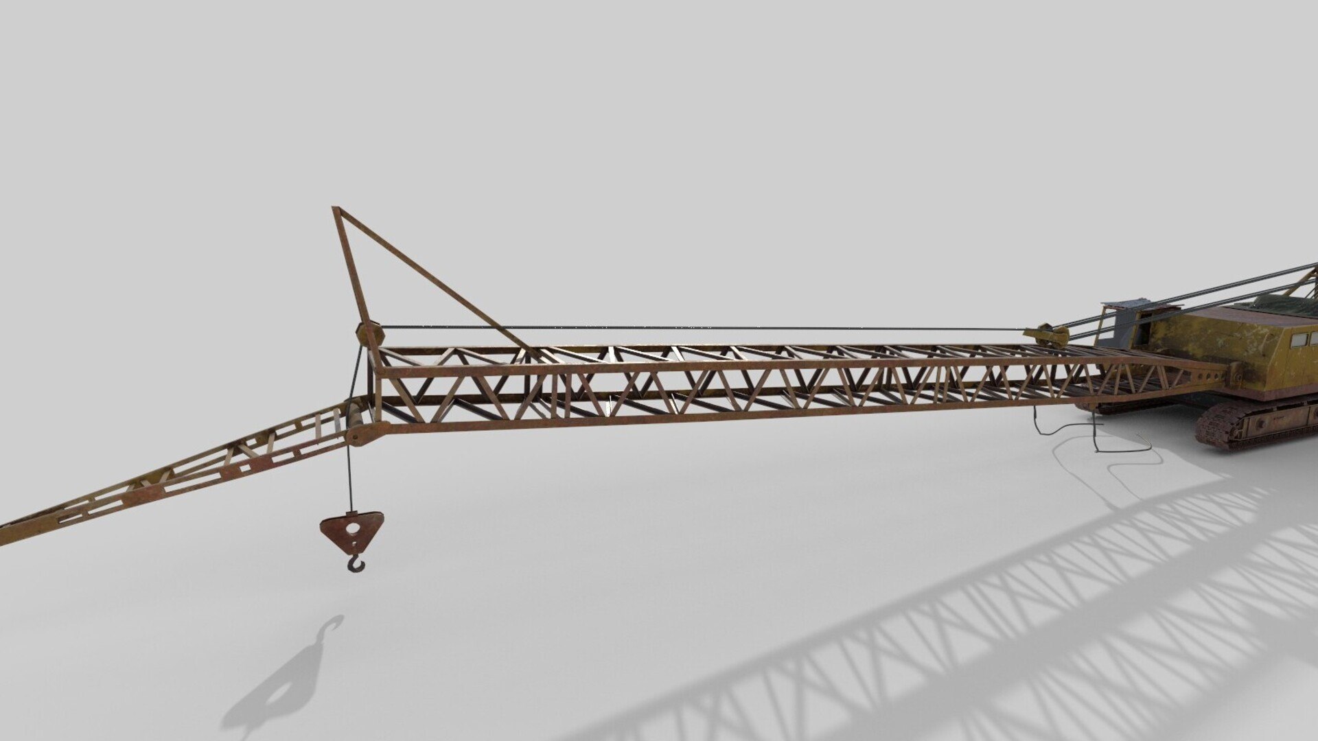 3D Crawler Crane Model - TurboSquid 2000553