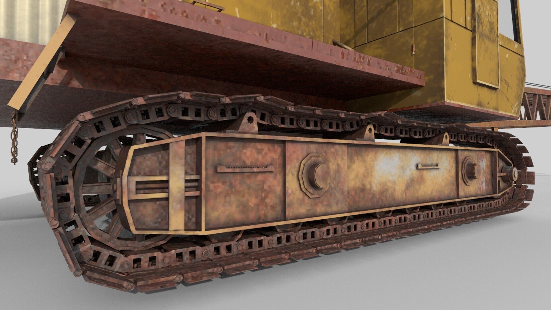 3D Crawler Crane Model - TurboSquid 2000553