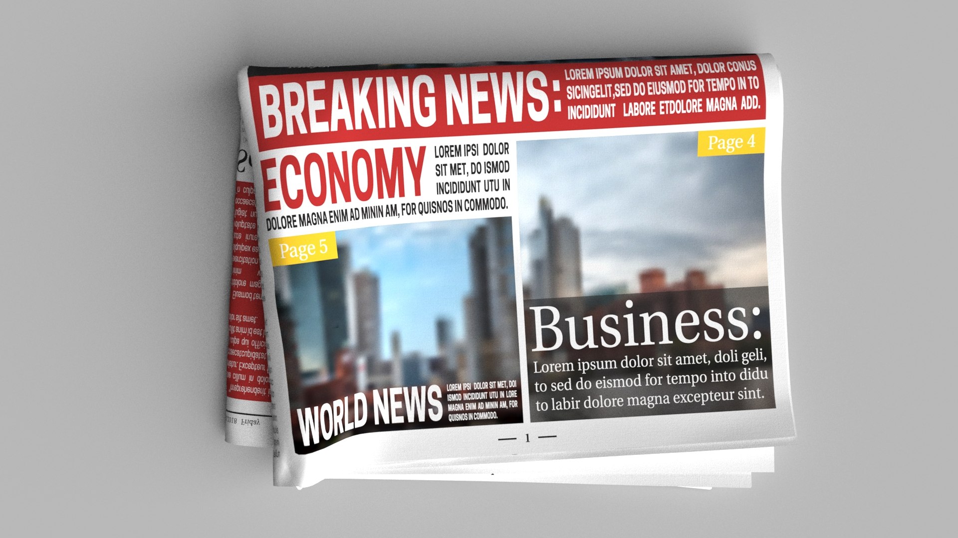 3D Newspaper Scenes - TurboSquid 1556163