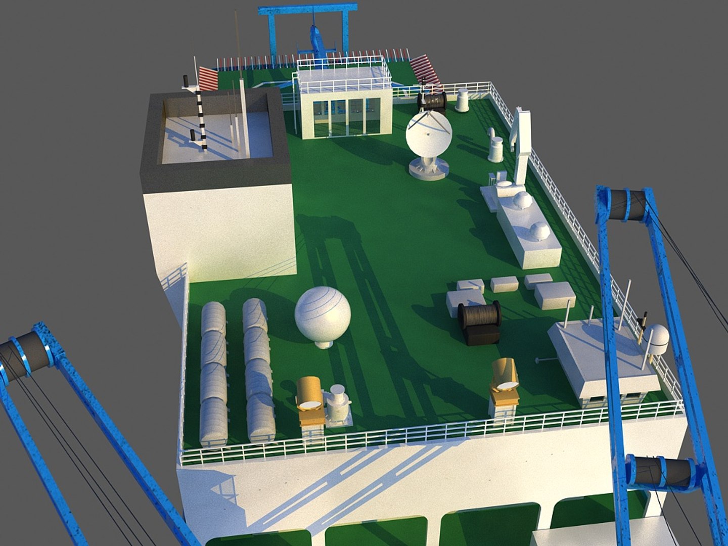3D Scientific Research Ship 4 Model - TurboSquid 1594751