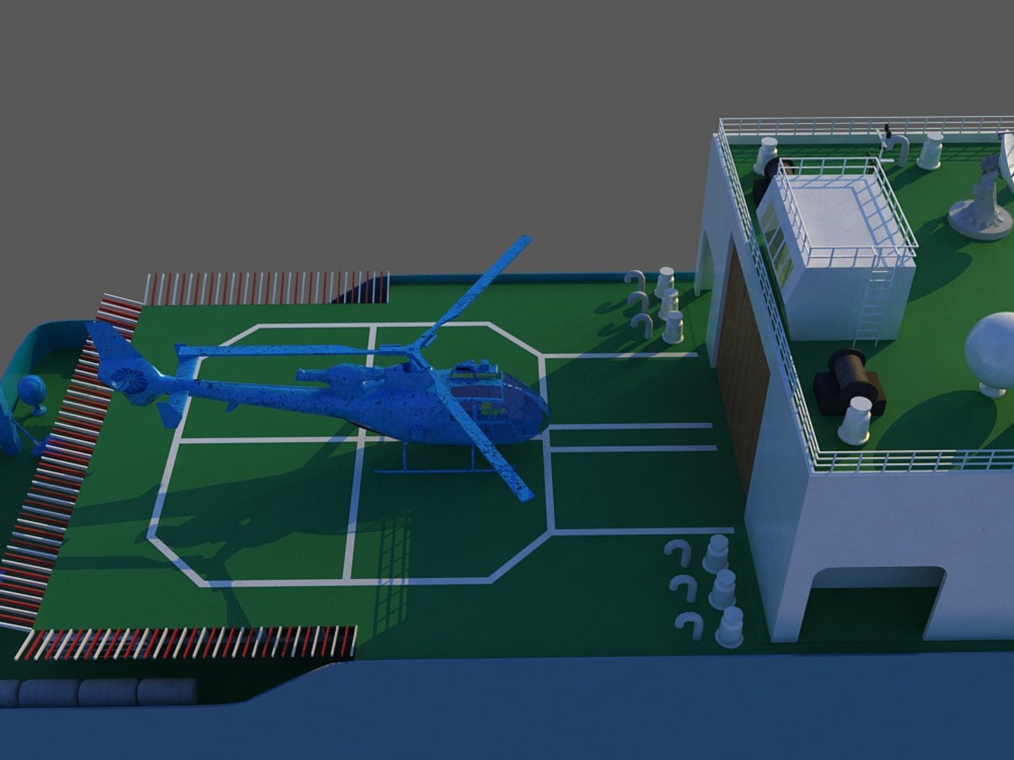 3D Scientific Research Ship 4 Model - TurboSquid 1594751