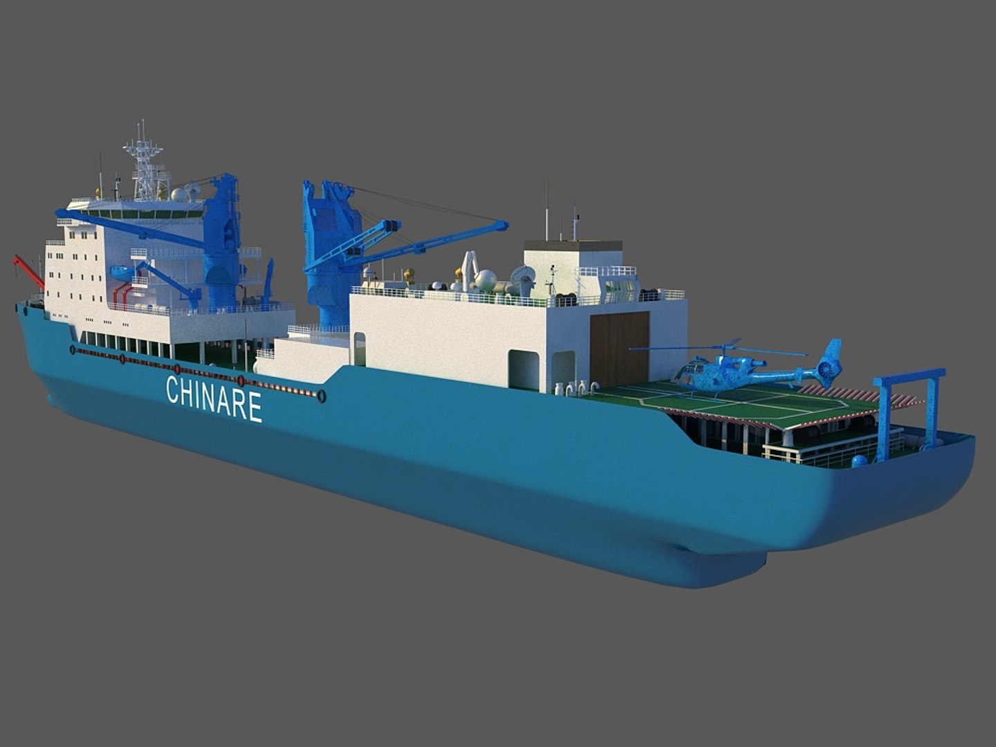 3D Scientific Research Ship 4 Model - TurboSquid 1594751