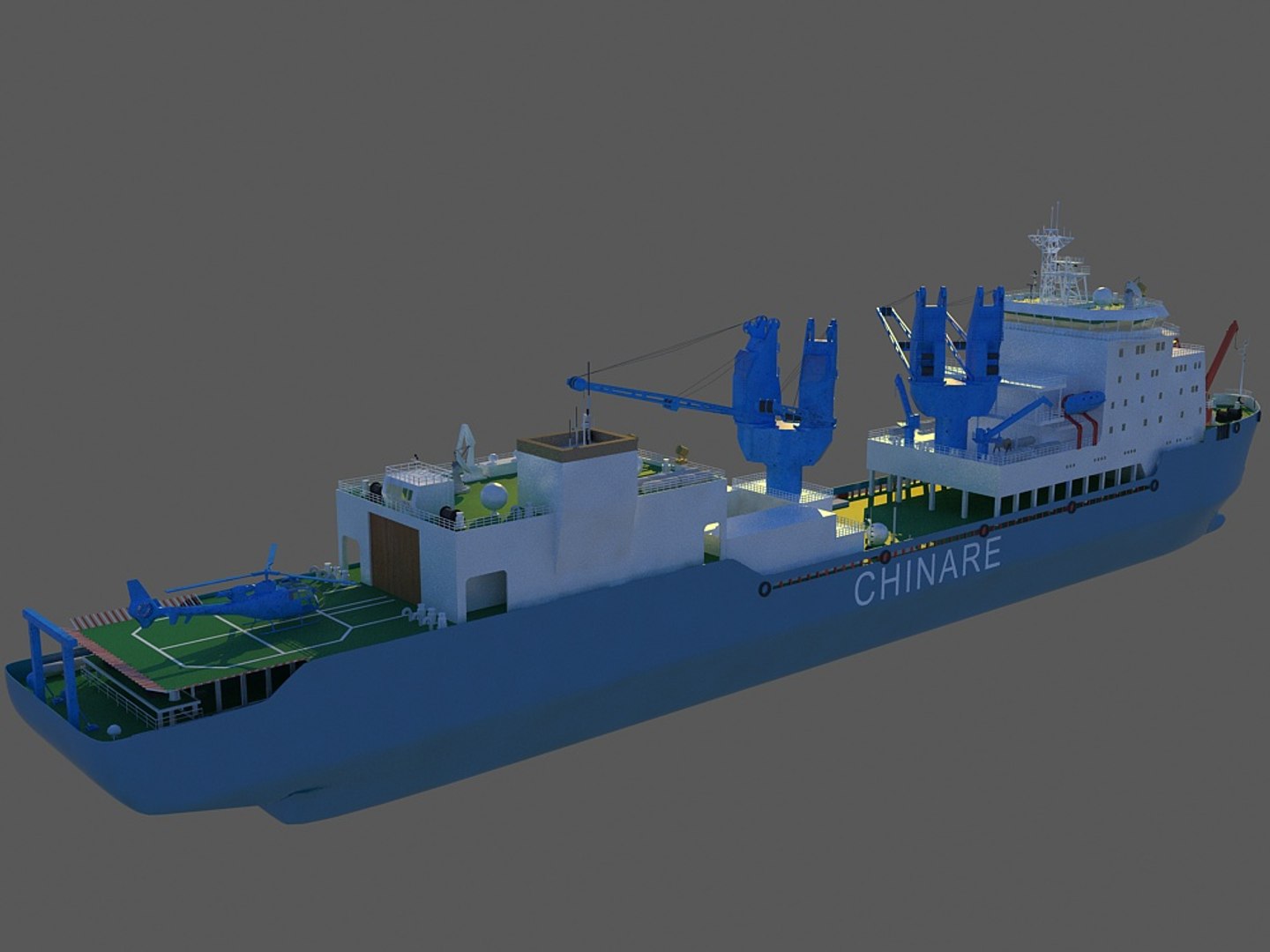 3D Scientific Research Ship 4 Model - TurboSquid 1594751