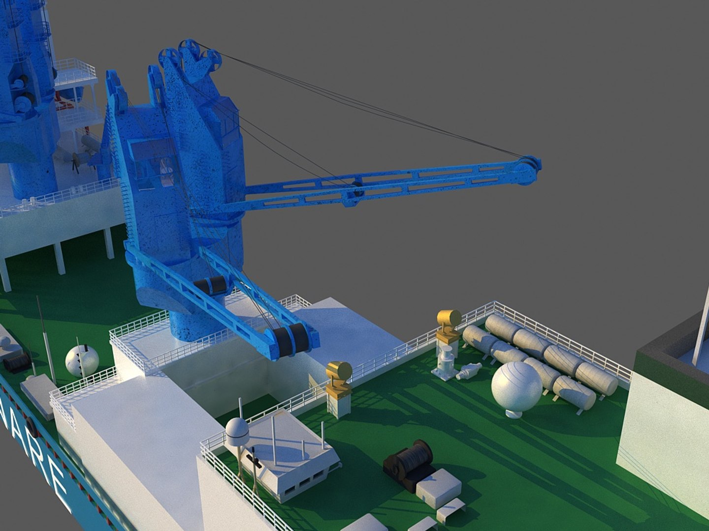 3D Scientific Research Ship 4 Model - TurboSquid 1594751