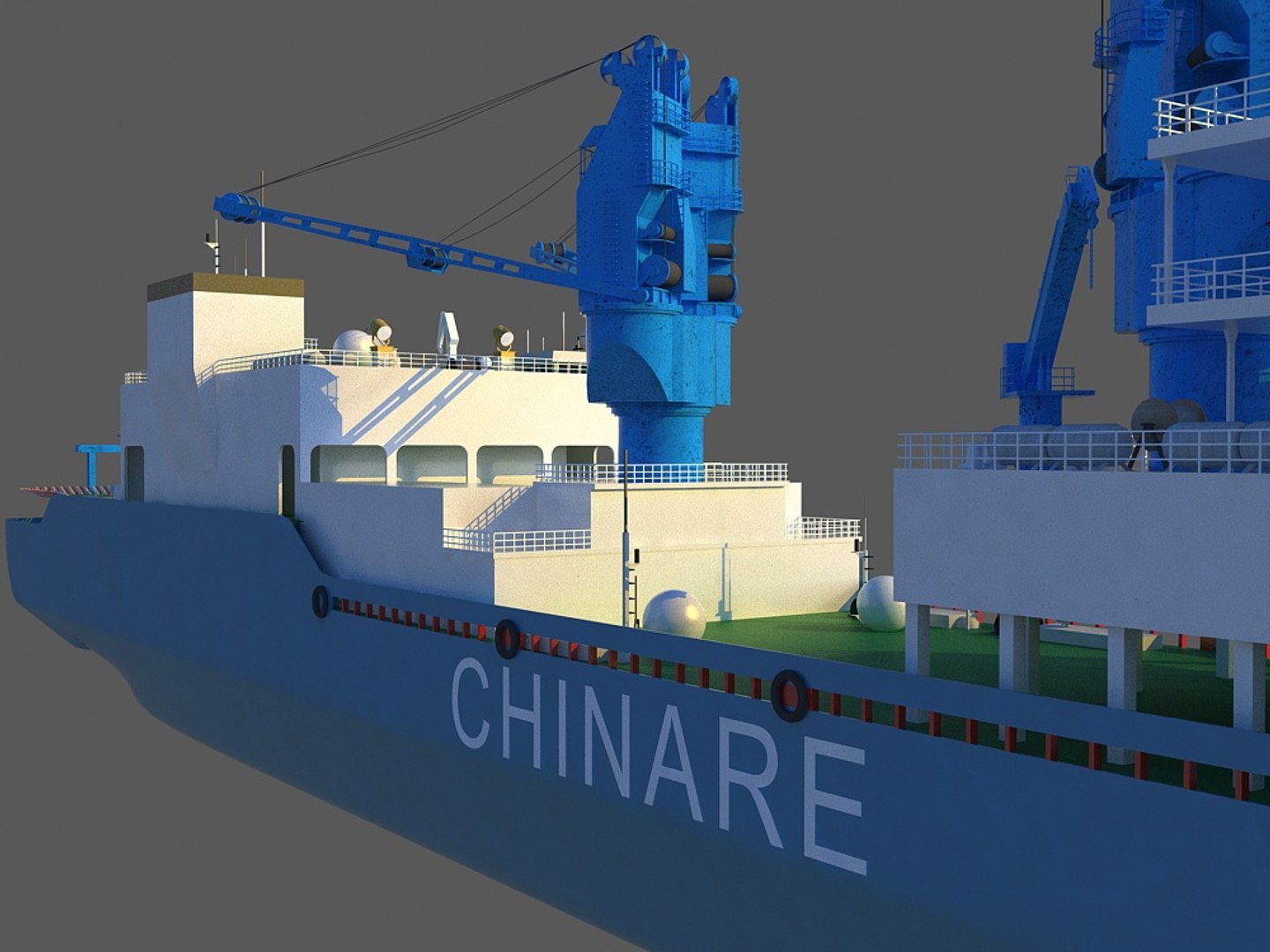 3D Scientific Research Ship 4 Model - TurboSquid 1594751