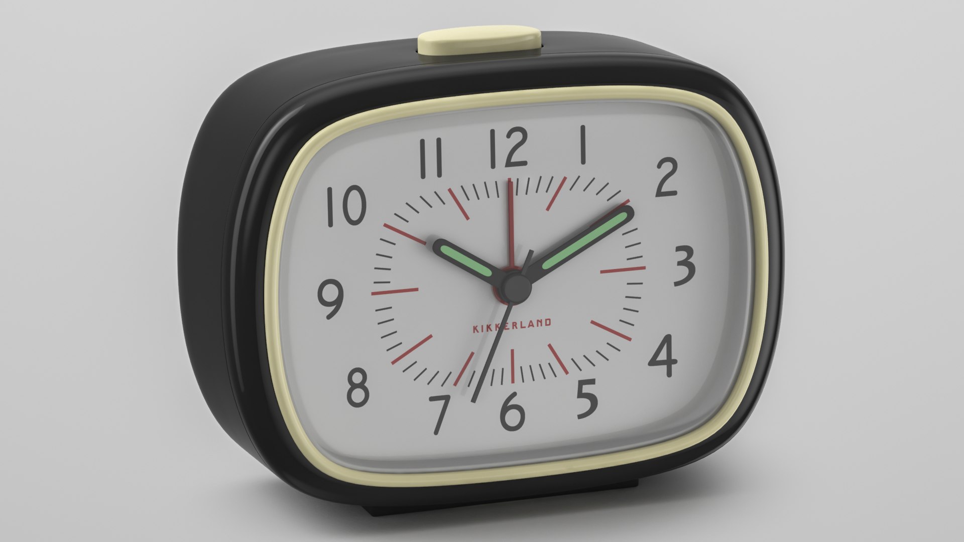 Retro Alarm Clock 01 3D model - TurboSquid 1945369