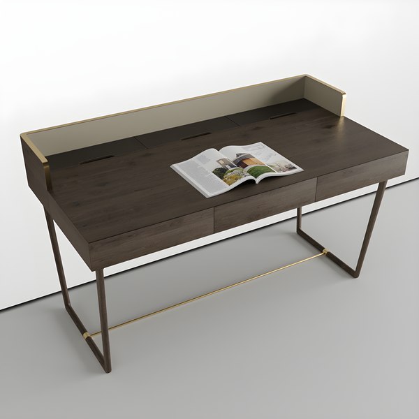 modelo 3d Realistic Desk - TurboSquid 2068366