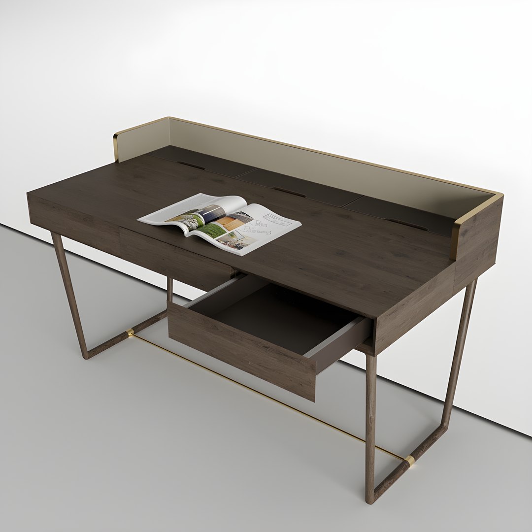 3D Model Realistic Desk - TurboSquid 2068366