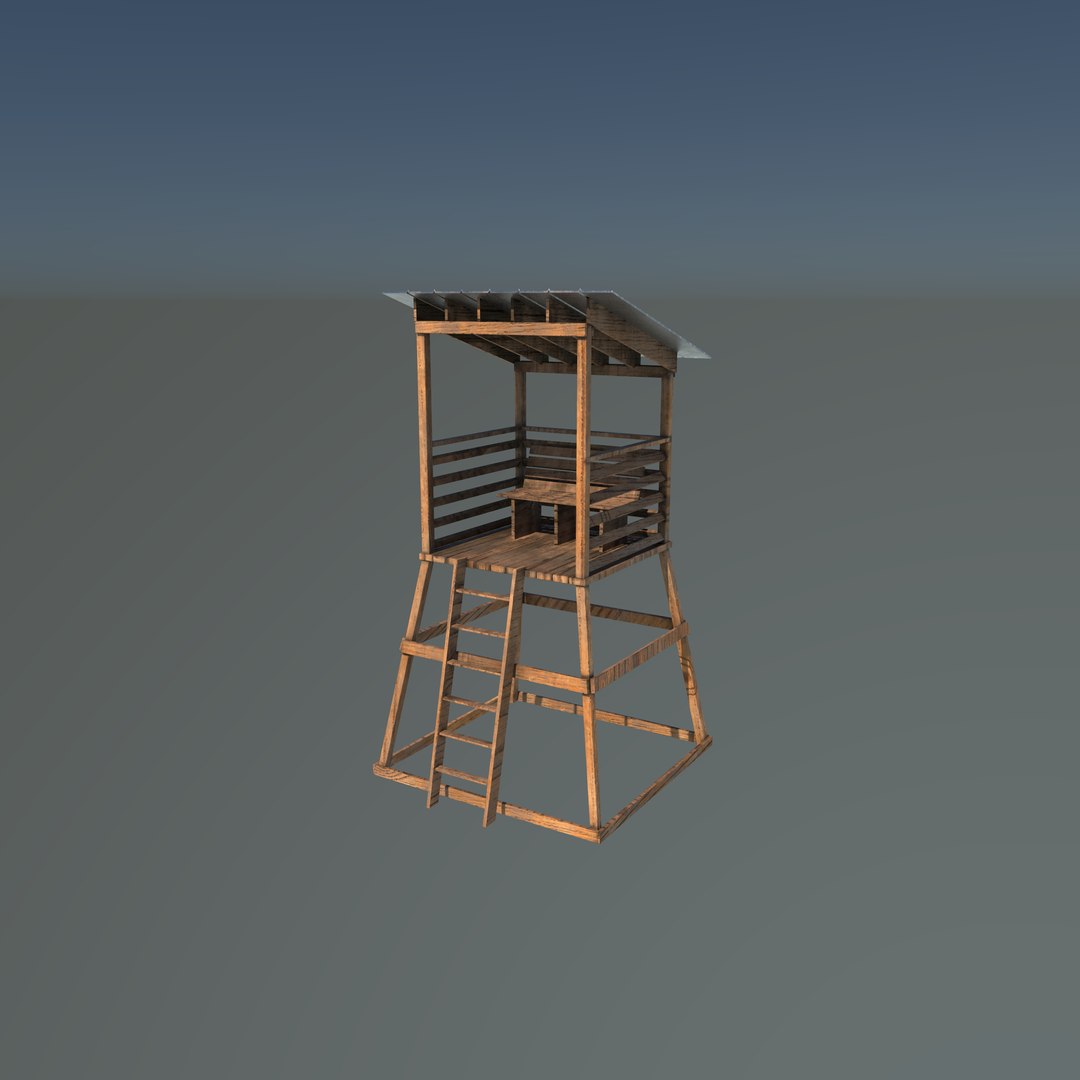 Wooden Lifeguard Station 3D Model 3D Model - TurboSquid 2344402