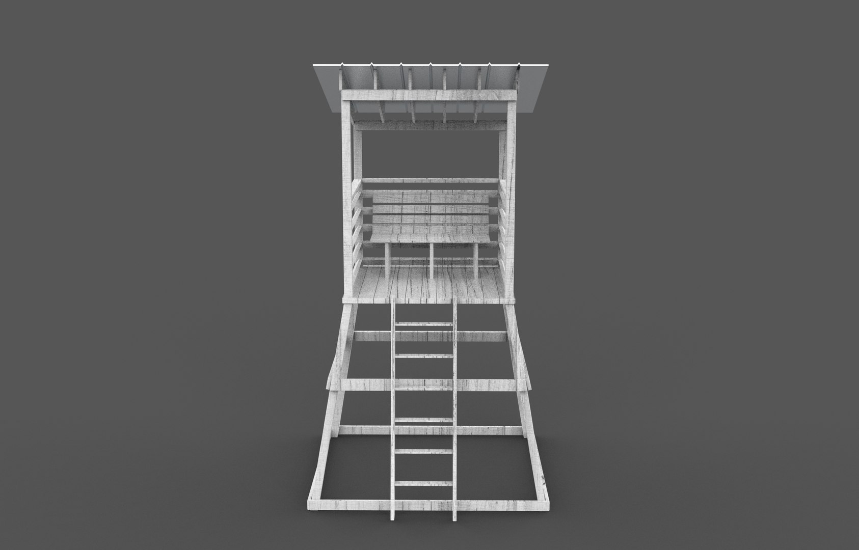Wooden Lifeguard Station 3D Model 3D Model - TurboSquid 2344402